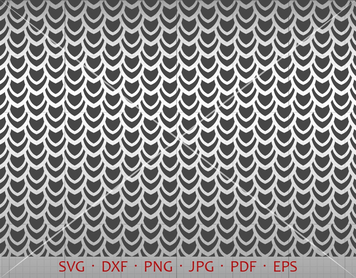 Écailles de Dragon en vectoriel SVG, sans soudure Dragon écailles ...