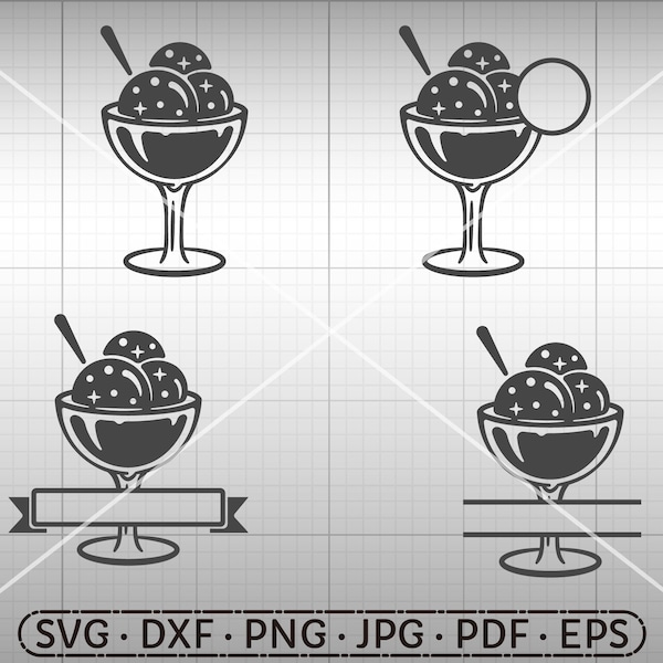 Ice Cream Svg - Etsy
