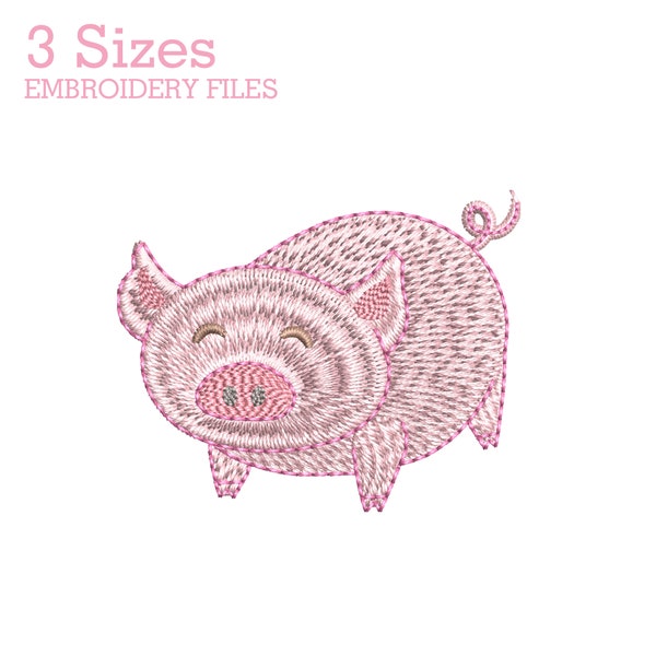 Piglet Embroidery - Etsy