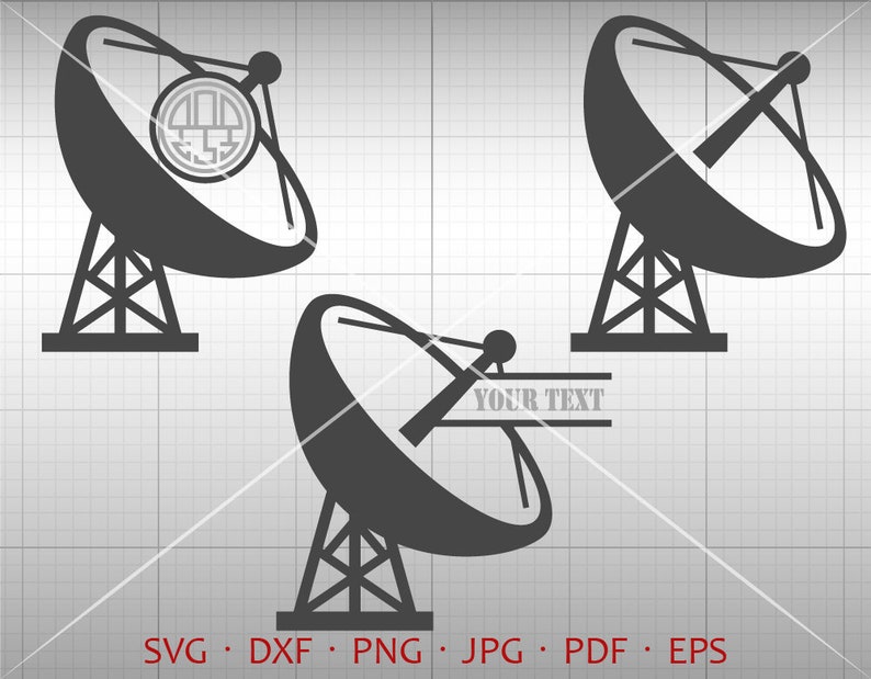 Radar SVG Radar Monogram Frame radio detection and ranging | Etsy