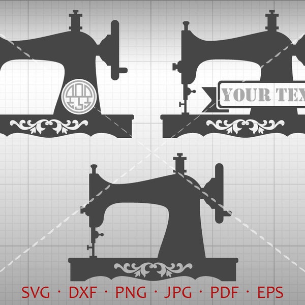 Sewing Machine Svg - Etsy