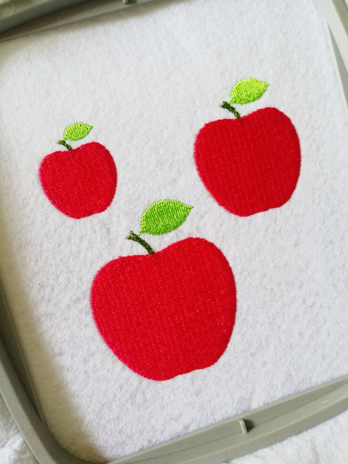 Mini Apple Embroidery Design , Teacher Embroidery File, Machine ...