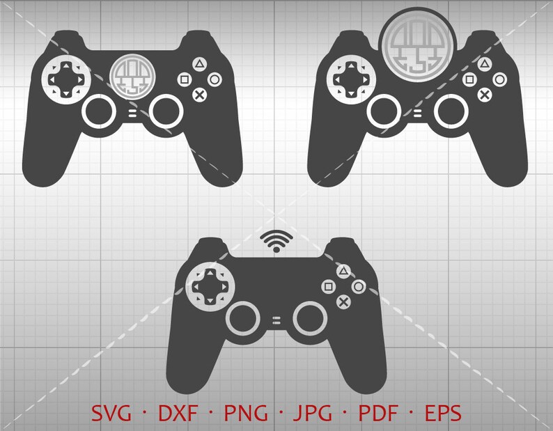Video Game Controller SVG Game Monogram SVG Game Controller - Etsy