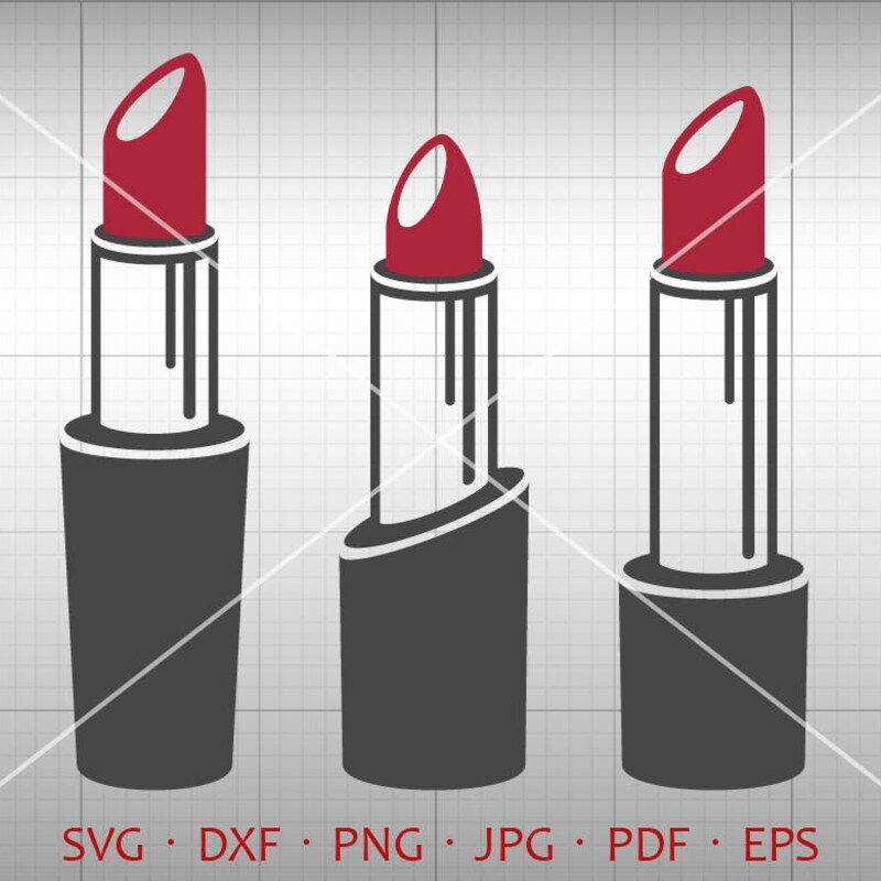 Lipstick Svg - Etsy
