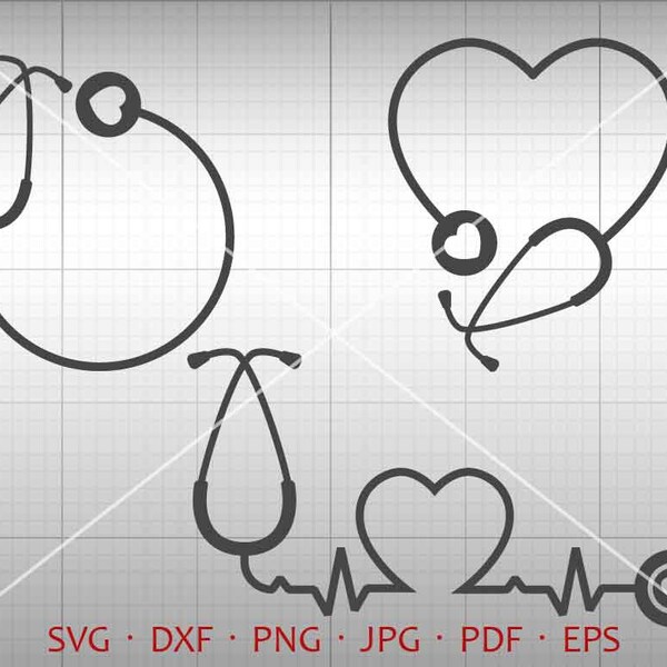 Stethoscope Monogram - Etsy
