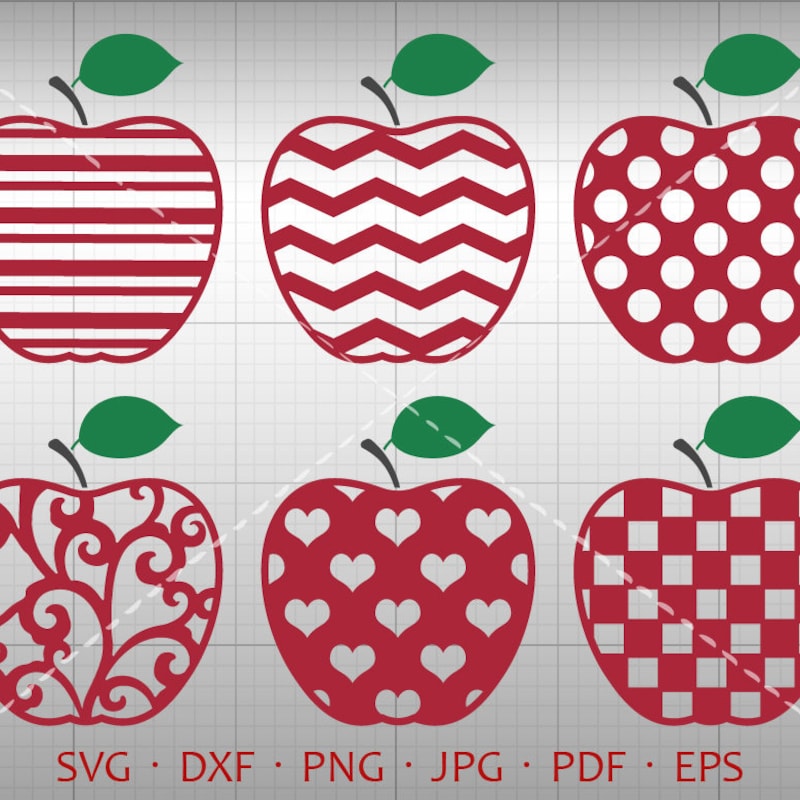 Apple Svg - Etsy