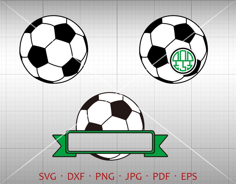 Soccer Monogram SVG Soccer Clipart Shirt SVG Silhouette - Etsy