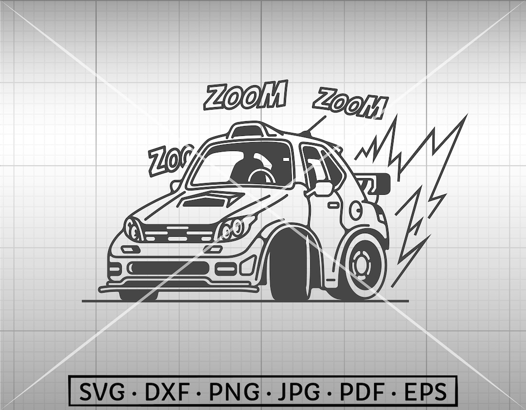 Rally Car SVG Car SVG Racing SVG Race Silhouette Cricut Cut - Etsy