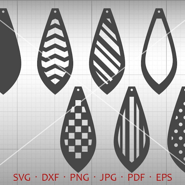 Teardrop Pattern Stencil - Etsy