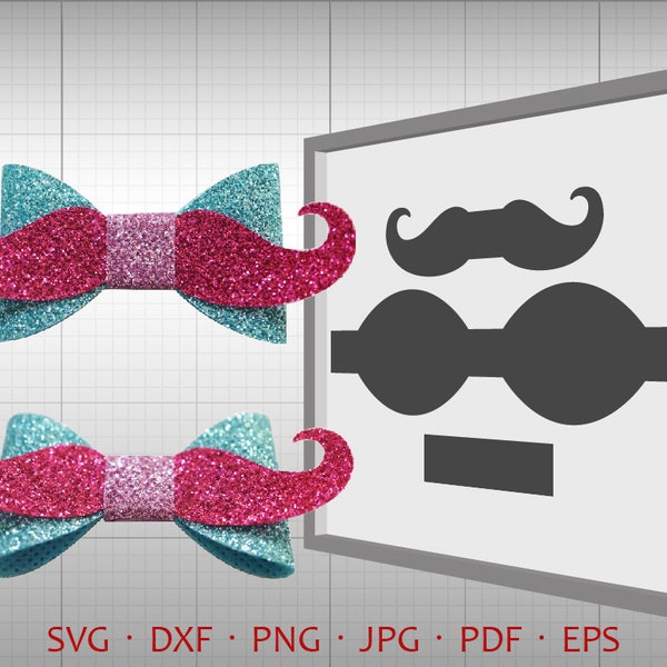 Leather Bow Svg - Etsy