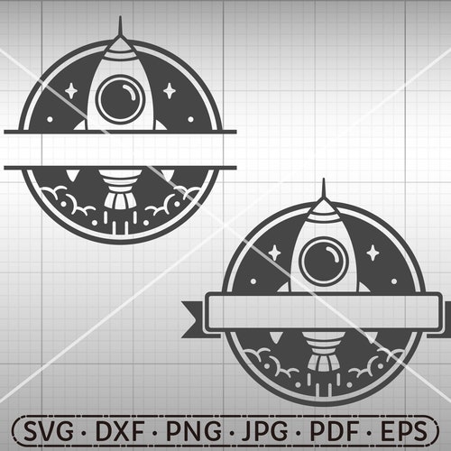 Rocket SVG Spaceship SVG Silhouette Cricut Cut File - Etsy