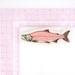 Red Salmon Embroidered Patch, Fish Canvas Applique, Oncorhynchus Nerka ...