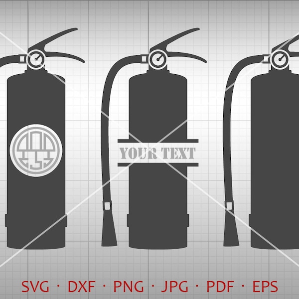 Fire Extinguisher Vector - Etsy