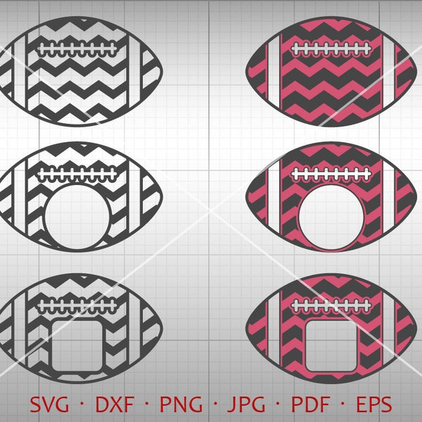 Chevron Football - Etsy