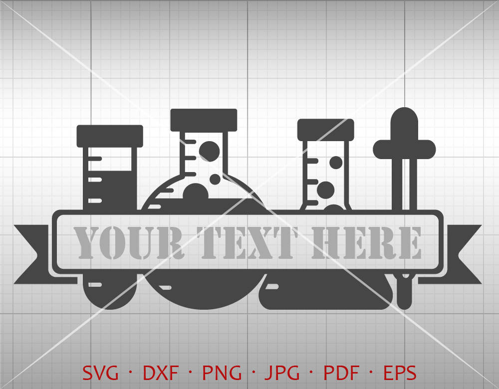 Científico SVG Química SVG Ciencia Monograma SVG Matraz | Etsy