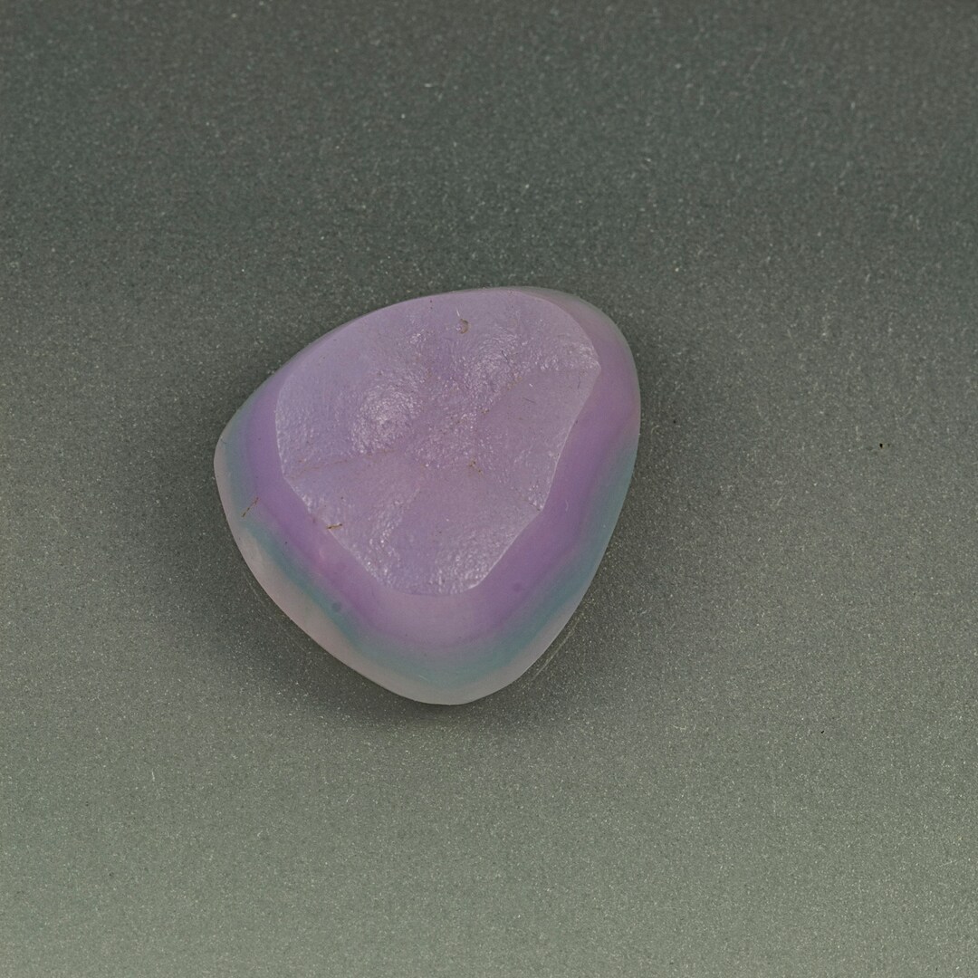 Lila Chalcedon botryoidal Cabochon seltene Sammler Jamestown Post beide ...