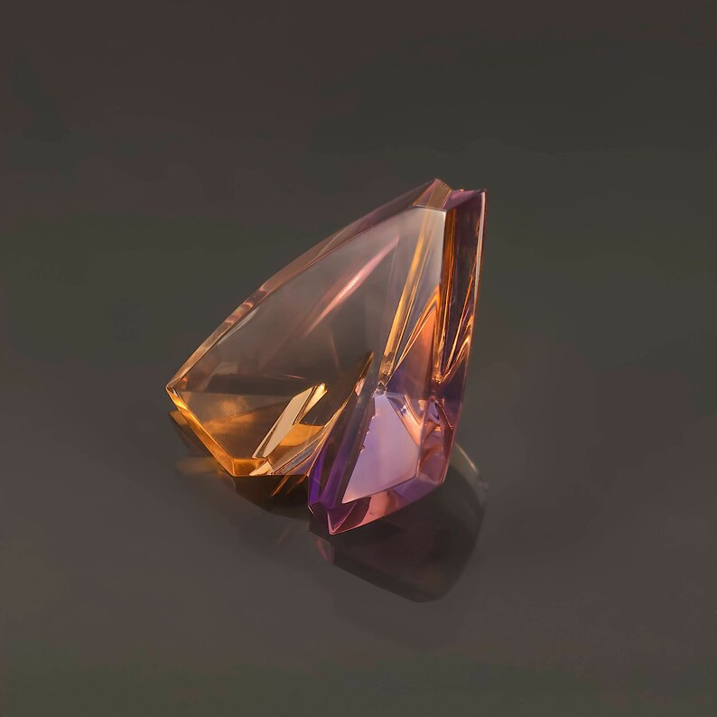 Ametrine / Fantasy Cut / Faceted / Designer Gemstone / - Etsy