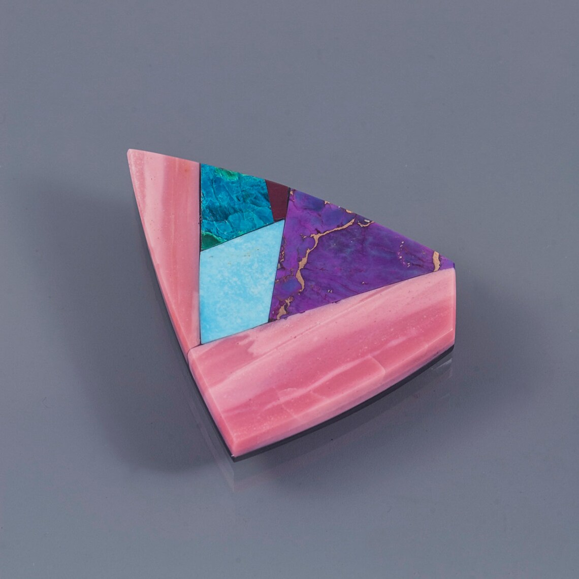 Intarsia / Pink Opal / Mojave Turquoise / Gem Silica / Jasper - Etsy