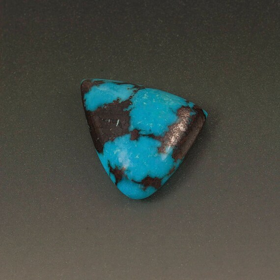 Rare--Large Stabilized Turquoise stone Blue green slab Trapezoid Shape ...