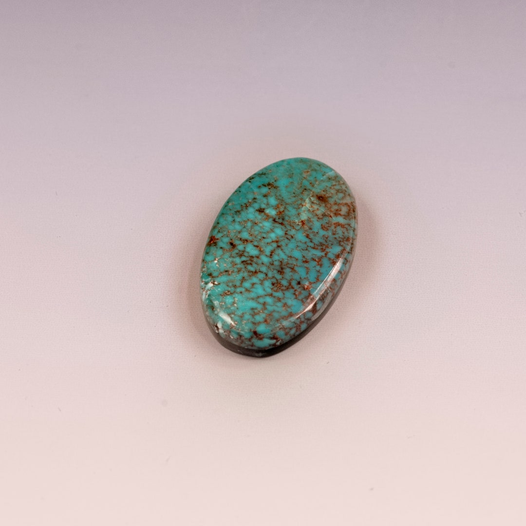 Spiderweb Turquoise Green Brown Matrix Natural No Treatment Black Jade ...