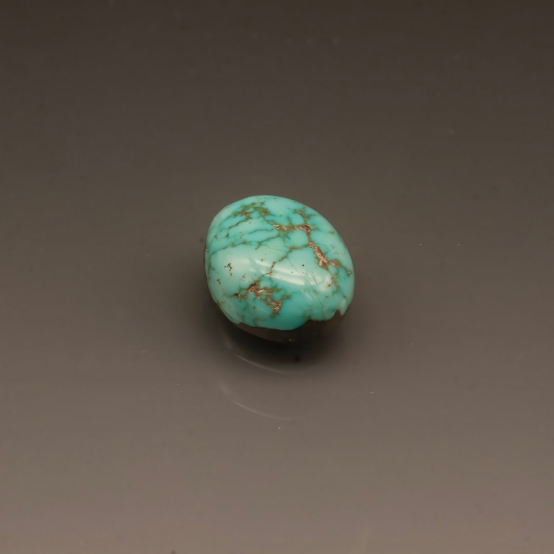 Number Eight Spiderweb Turquoise/ Rare, Vintage, Gemstone Cabochon ...