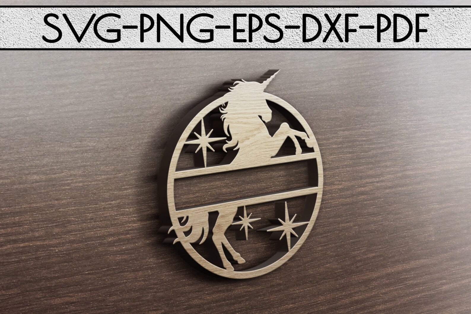 Customizable Unicorn Circle Papercut Svg File Kids Nursery - Etsy