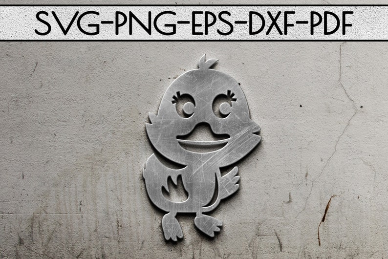 Funny Duck Papercut Cutting Template Duck Vector Svg File | Etsy