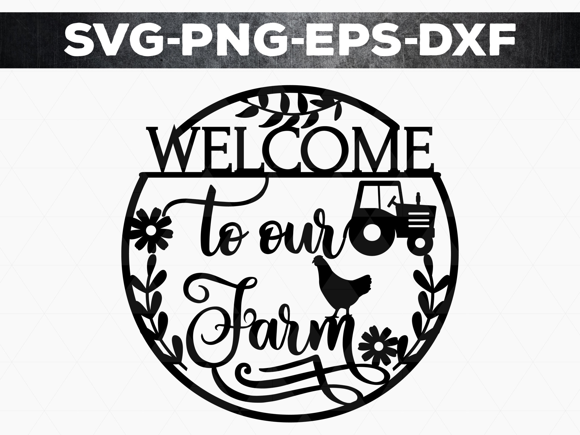Welcome to Our Farm Svg Cutting File Farmhouse Svg Farm - Etsy