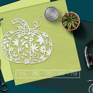 Pumpkin Svg Cutting File, Happy Fall Svg, Fall Cut Files, Leaves Svg ...