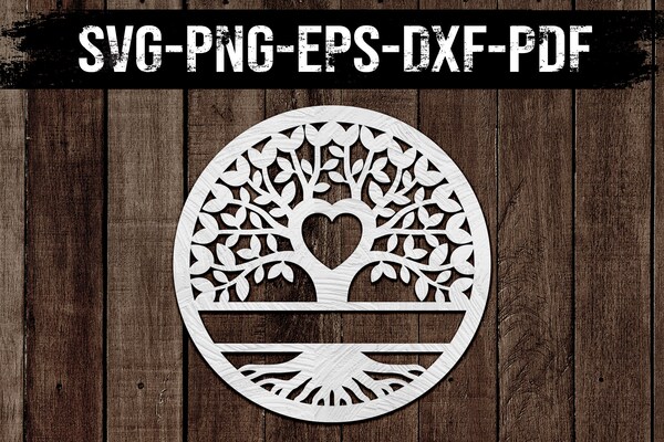 Family Tree, Wooden Tree, DXF Files for Laser, CNC Router and Laser ...