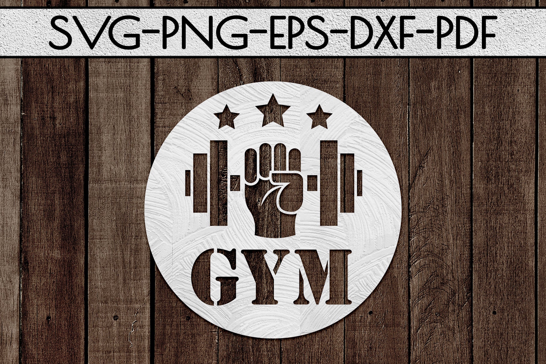 Gym Sign Paper Cut Cutting File Workout Svg Fitness Clipart - Etsy