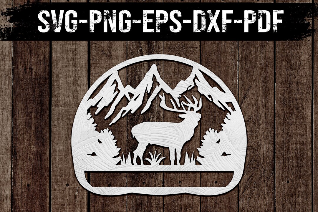 Customizable Wild Life Papercut Template Svg File, Vinyl Cut Vector ...