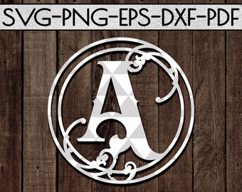 Monogram B Papercut Template Laser Cut Wedding Gift Ideas | Etsy