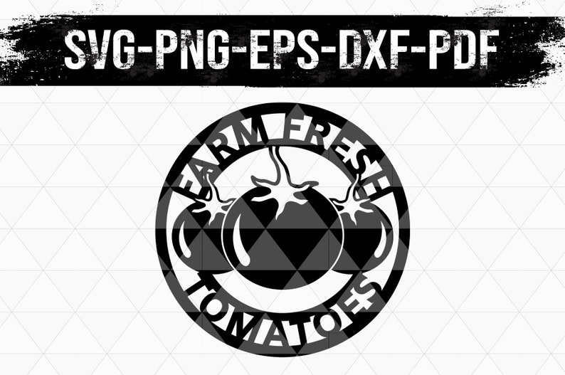 Farm Fresh Tomatoes Papercut Template Laser Cut Sign Art | Etsy