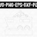 Customizable Caravan Camper Papercut Template Svg File, Vinyl Cut ...