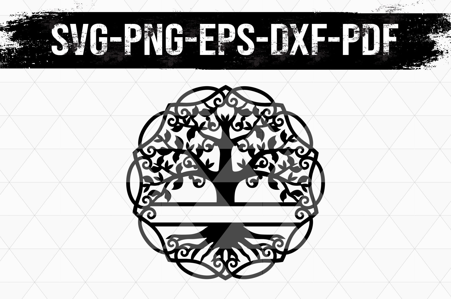 Customizable Family Tree Papercut Template Tree With Roots - Etsy