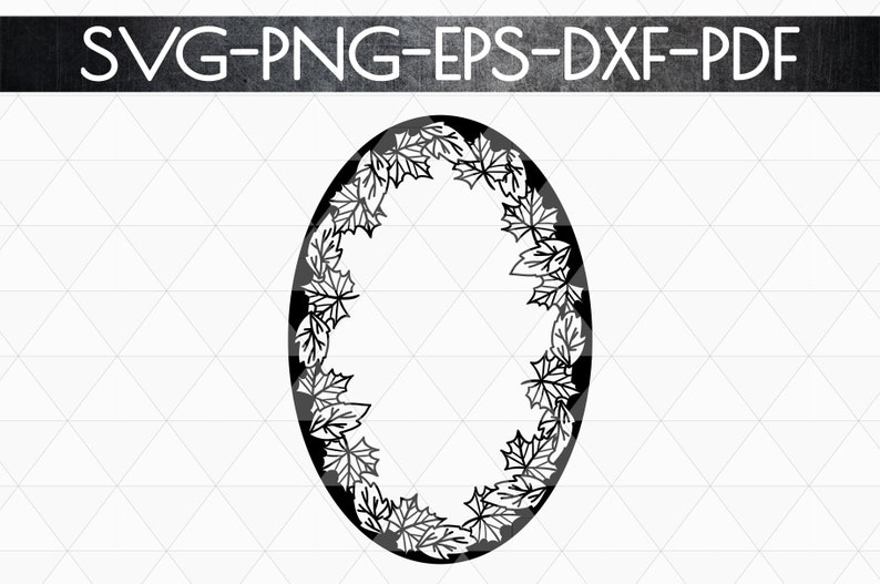 Autumn Frame Papercut Template Svg File, Fall Decor Clipart, Leaves Are ...