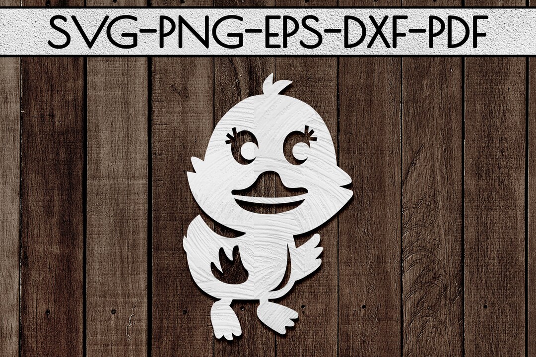 Funny Duck Papercut Cutting Template, Duck Vector Svg File, Pet Clip ...