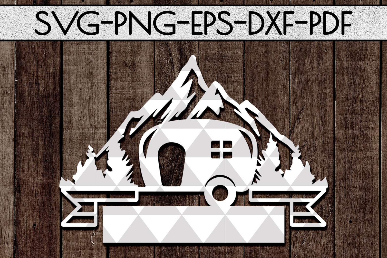 Camping Sign Papercut Templates Cutting File Vinyl Cutting - Etsy