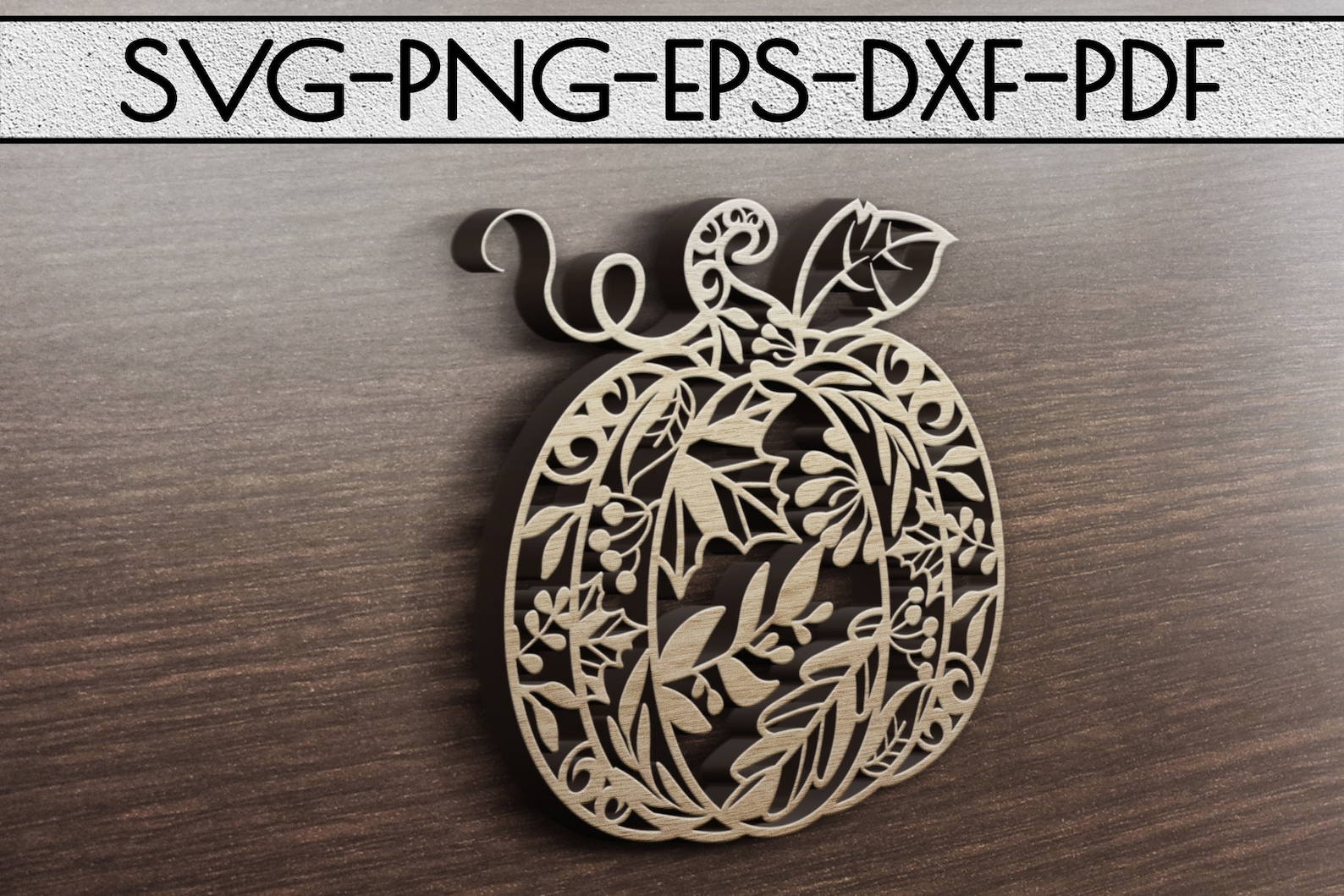 Autumn Pumpkin Papercut Template Svg File Fall Leaves Svg - Etsy