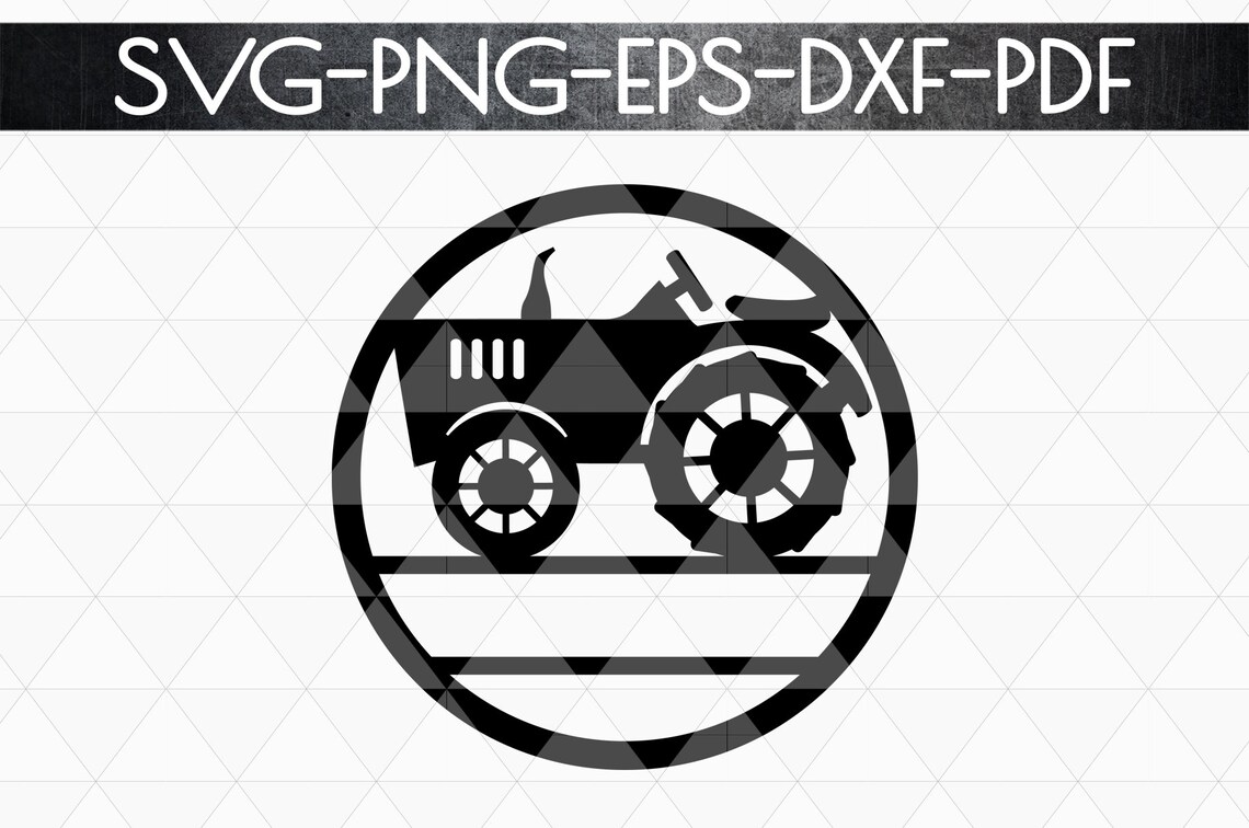 Circle Farm Tractor Papercut Template Farm Sign Decor - Etsy