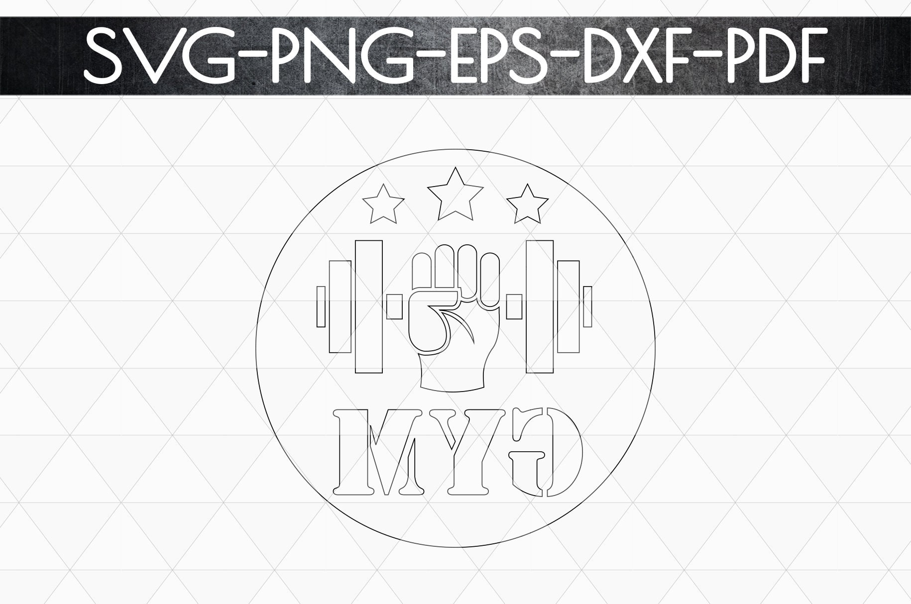 Gym Sign Paper Cut Cutting File, Workout Svg, Fitness Clipart, Exercise ...