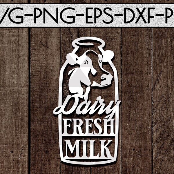 Fresh Milk Svg - Etsy