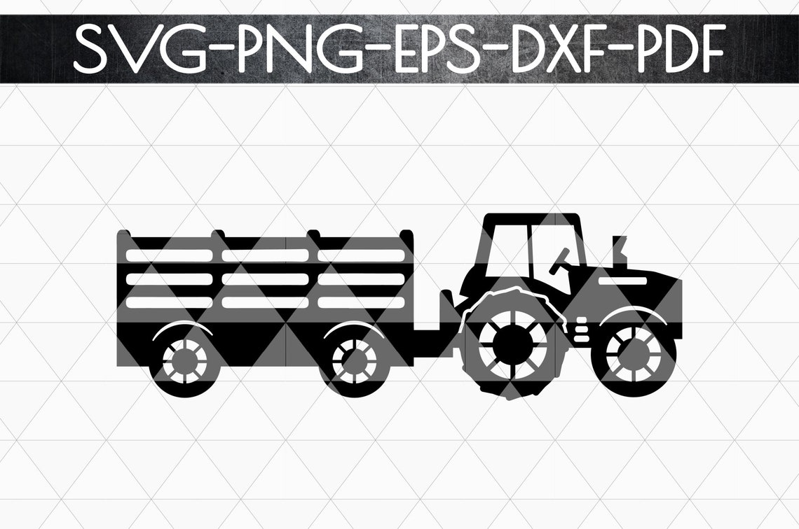 Farm Tractor Papercut Template Farm Sign Decor Svg Glowforge | Etsy