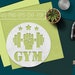Gym Sign Paper Cut Cutting File, Workout Svg, Fitness Clipart, Exercise ...