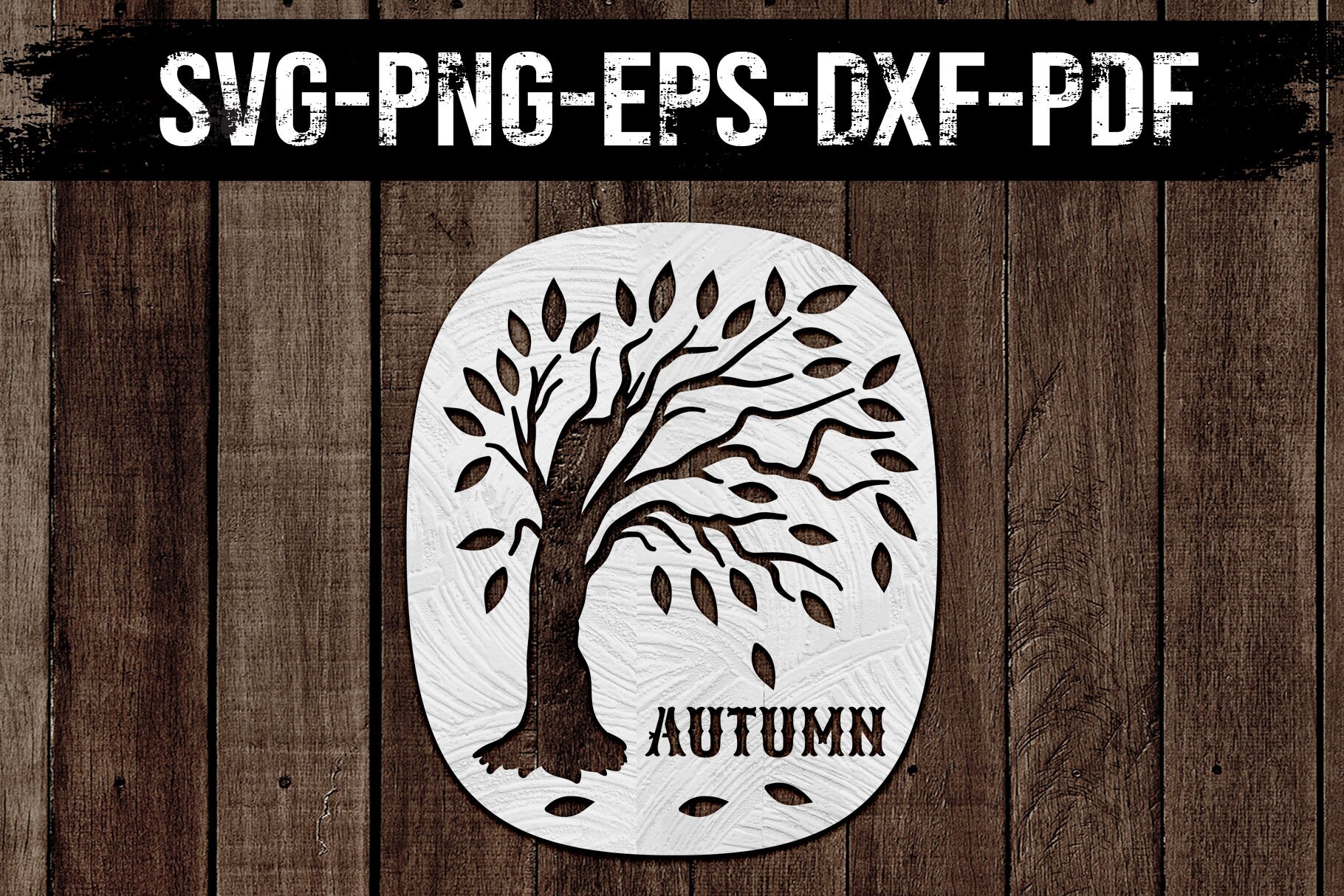 Autumn Tree Papercut Template Tree With Roots Svg Laser Cut - Etsy