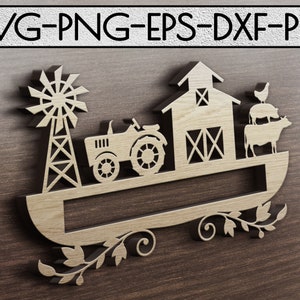 Farm Decor Sign Papercut Cutting File, Laser Cut, Farming Svg, Rustic ...