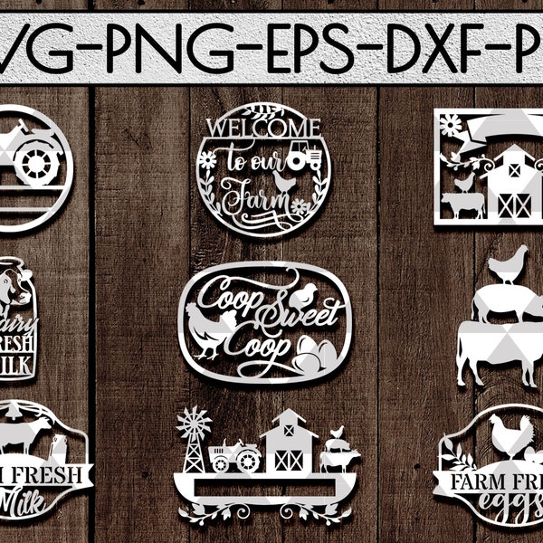 Rustic Farm Sign - Etsy