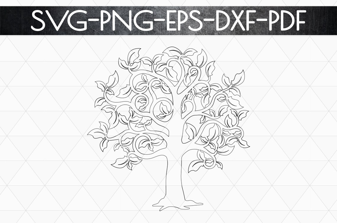 Family Tree Papercut Template Family Tree Laser Cut Family - Etsy