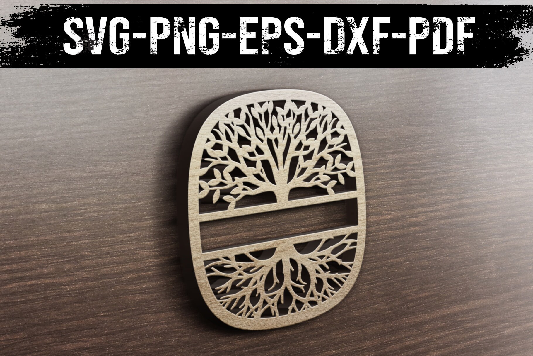Customizable Family Tree 3 Papercut Template Tree With Roots - Etsy